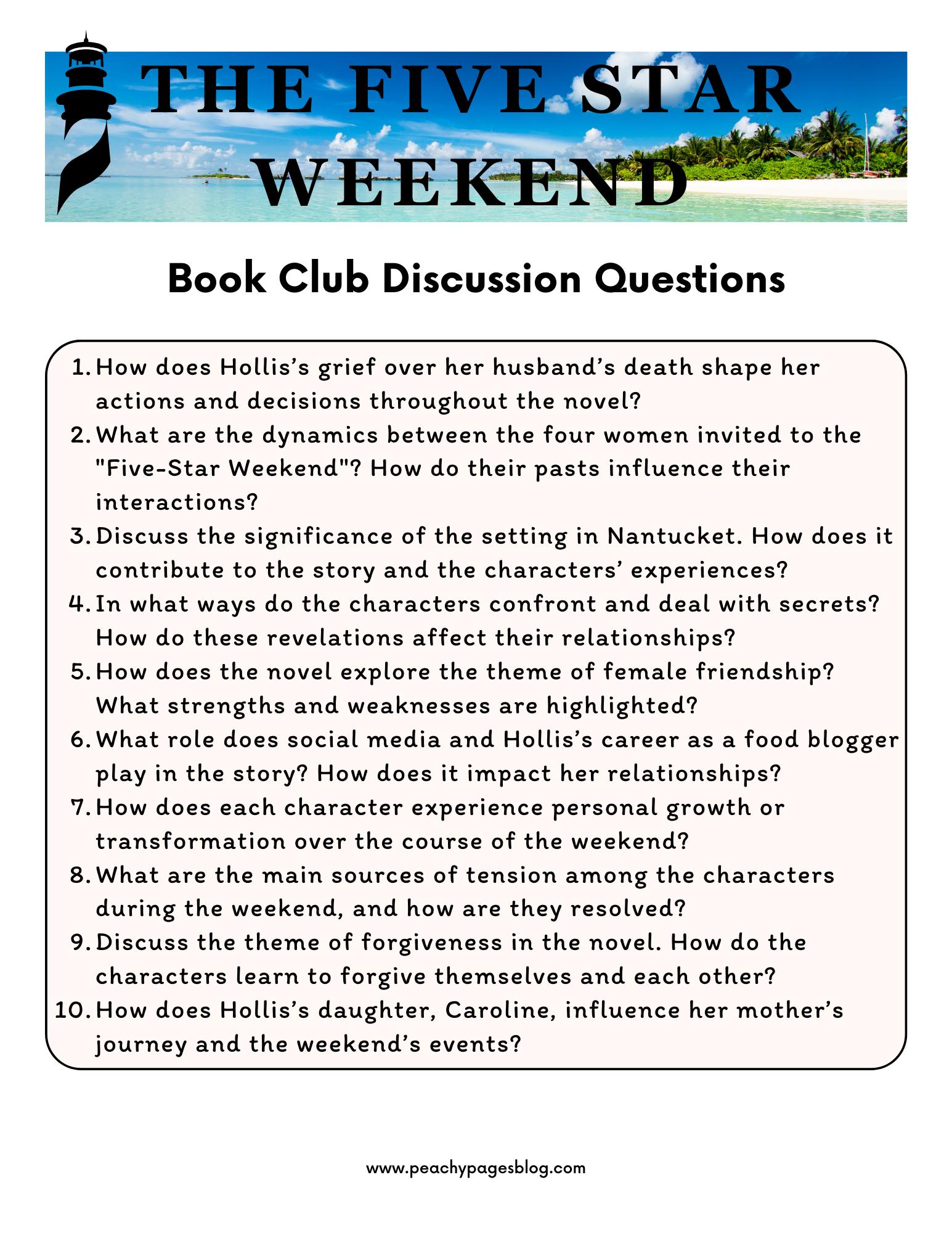 Dive Into Nantucket: Ultimate Book Club Guide for Elin Hilderbrand's ...