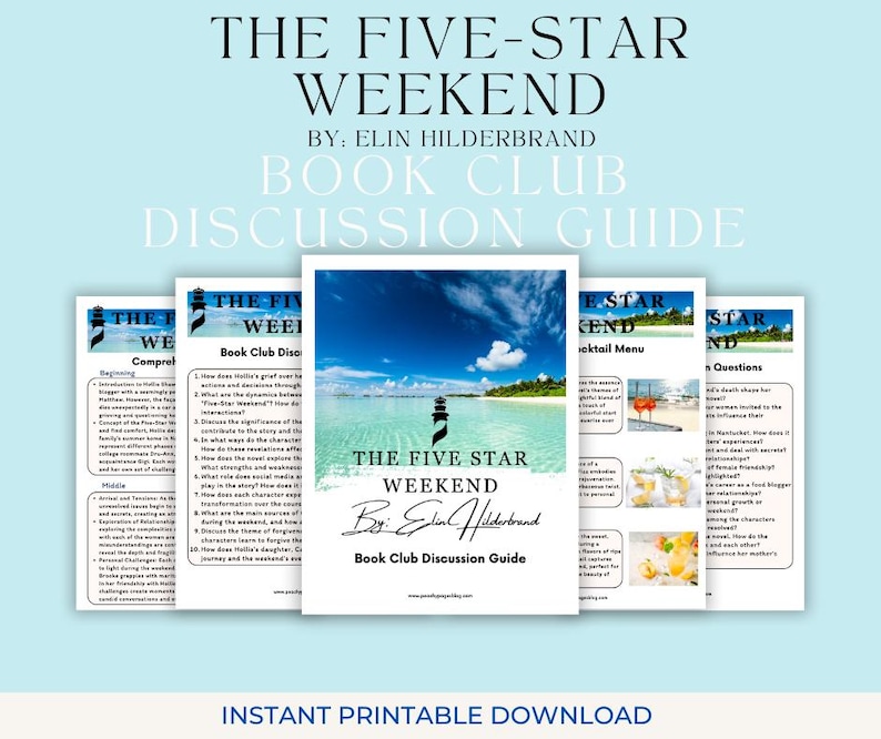 Dive Into Nantucket: Ultimate Book Club Guide for Elin Hilderbrand's ...