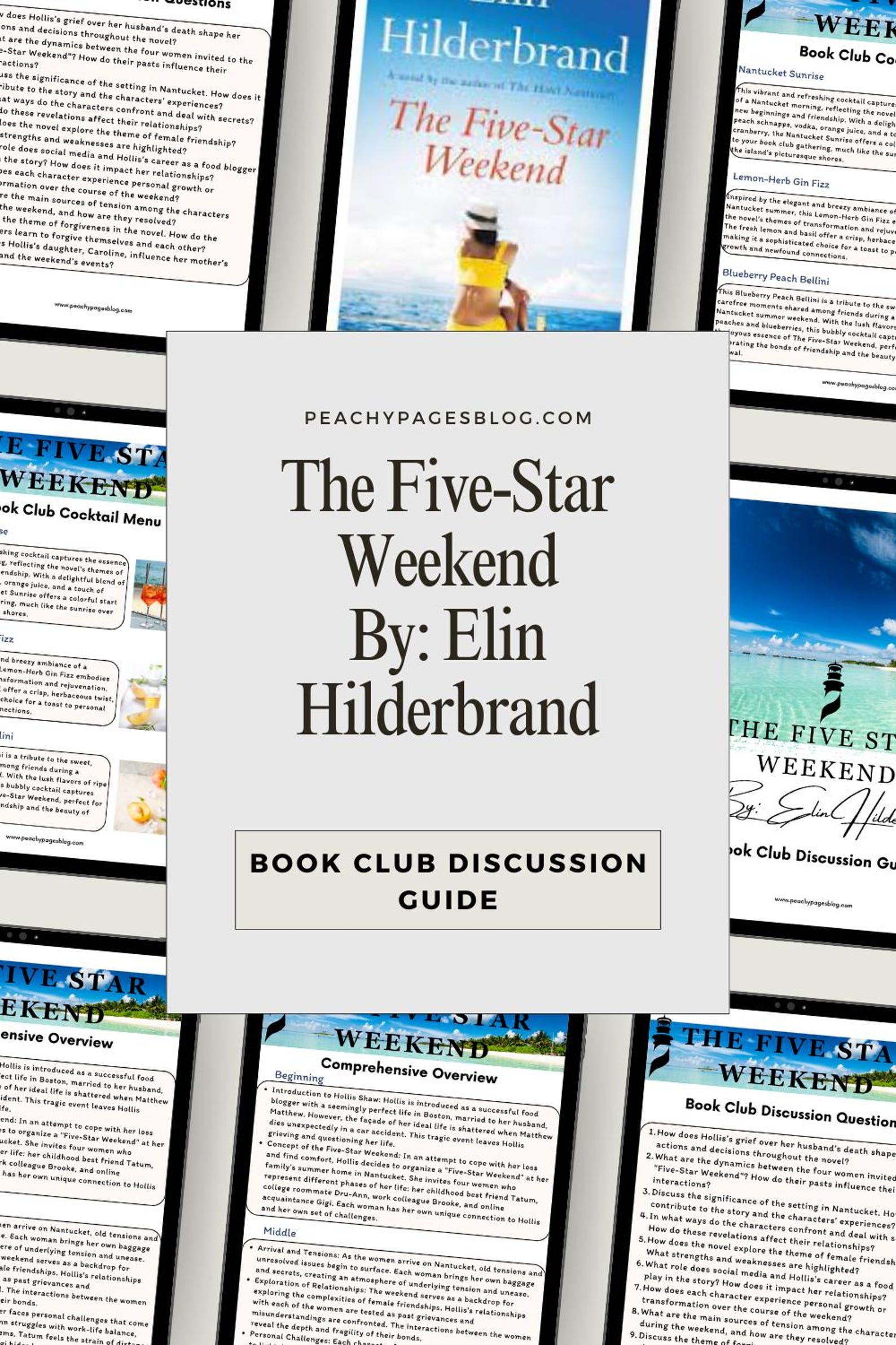 Dive Into Nantucket: Ultimate Book Club Guide for Elin Hilderbrand's ...