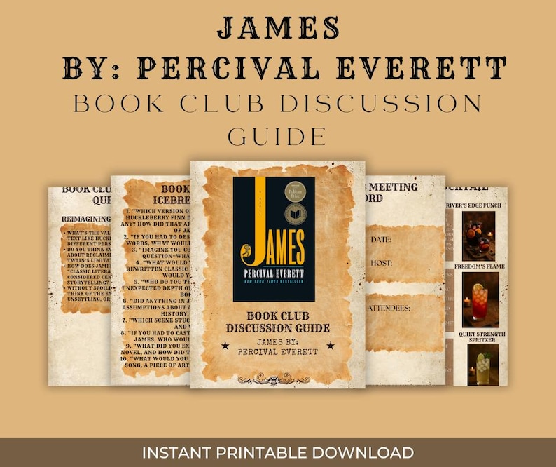 James by Percival Everett Book Club Kit: Discussion Guide (digital ...
