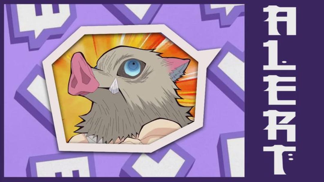 Anime Hero Twitch Alert | Alerts, Stingers & Overlays | Twitchalertz2 ...