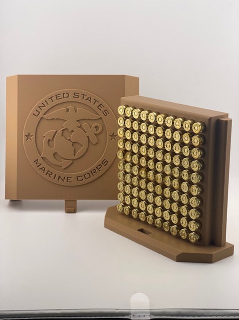 9MM Ammo Box (100 Round) (USMC) - Etsy
