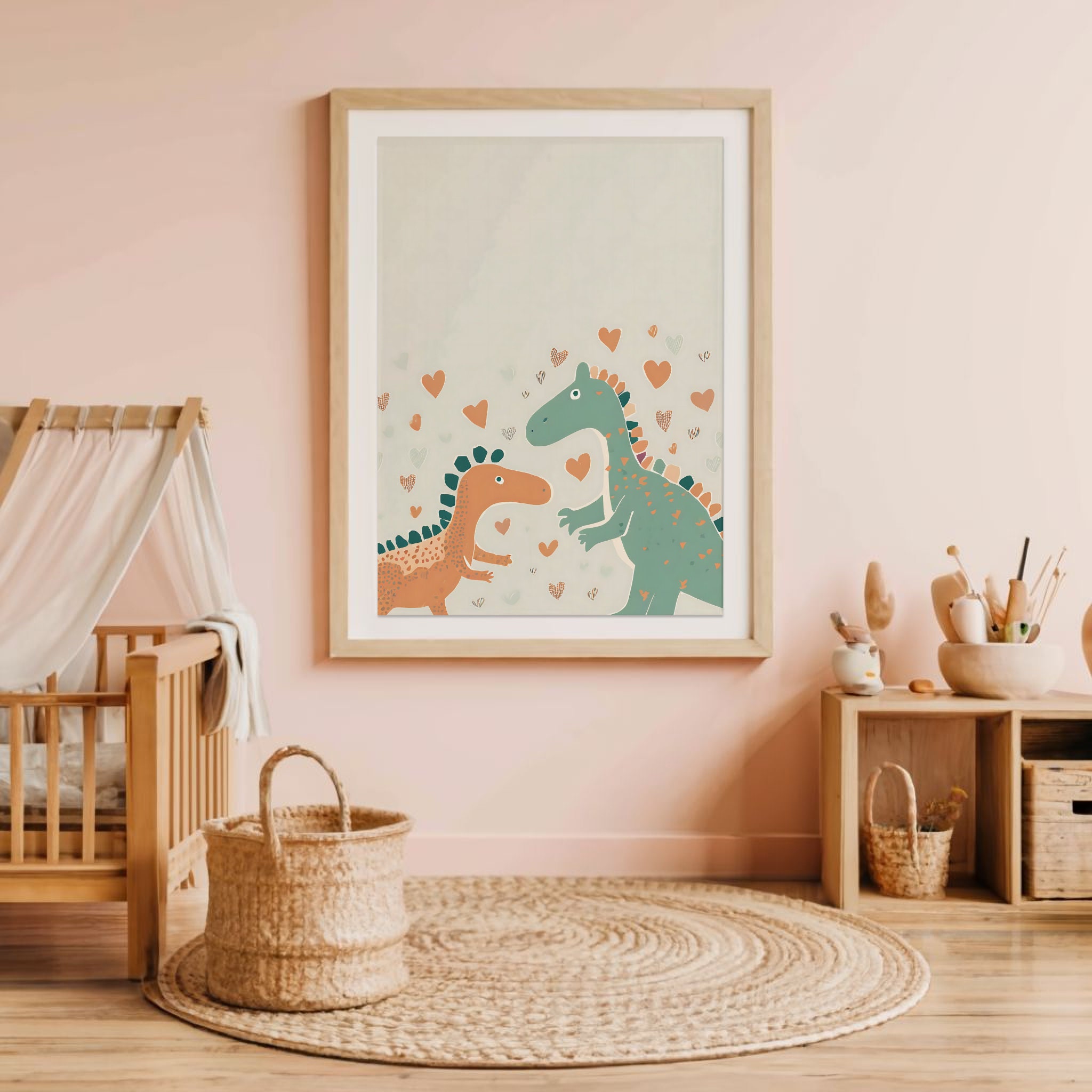 Dino-mite Delights: Funny Dinosaurs Wall Art for Nursery Decor, Instant ...