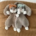 Handmade Bonnie Bunny Snuggler: Plush Baby Lovey - Etsy