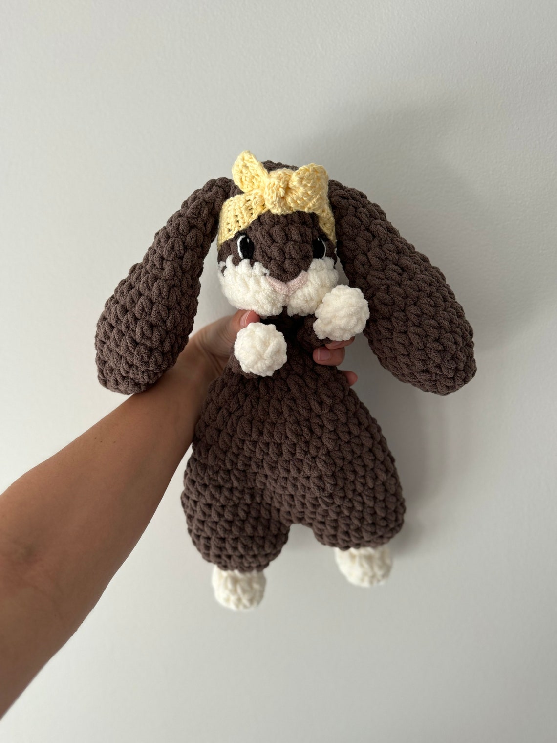 Handmade Bonnie Bunny Snuggler: Plush Baby Lovey - Etsy
