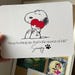 Custom Snoopy Greeting Notecard - Personalized Peanuts Stationery, Cute ...