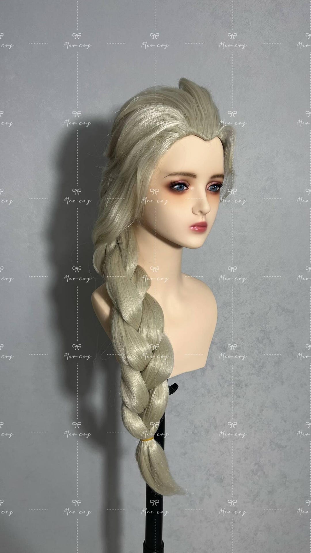 Adult Elsa Base Wig Snowflake Hairpin Frozen Headwear Disney Cosplay ...