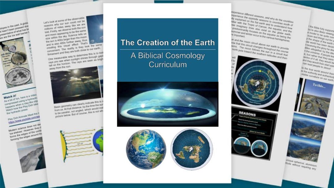 The Creation of the Earth - A Biblical Cosmology Curriculum - Etsy