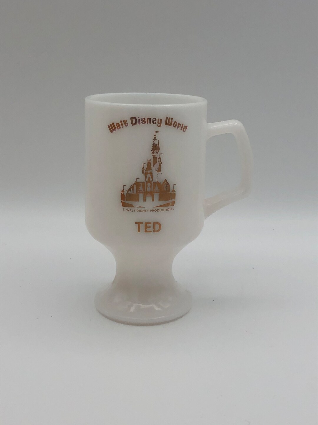 Rare! 1950s Ted Mug Vintage Walt Disney World Productions Magic Kingdom ...
