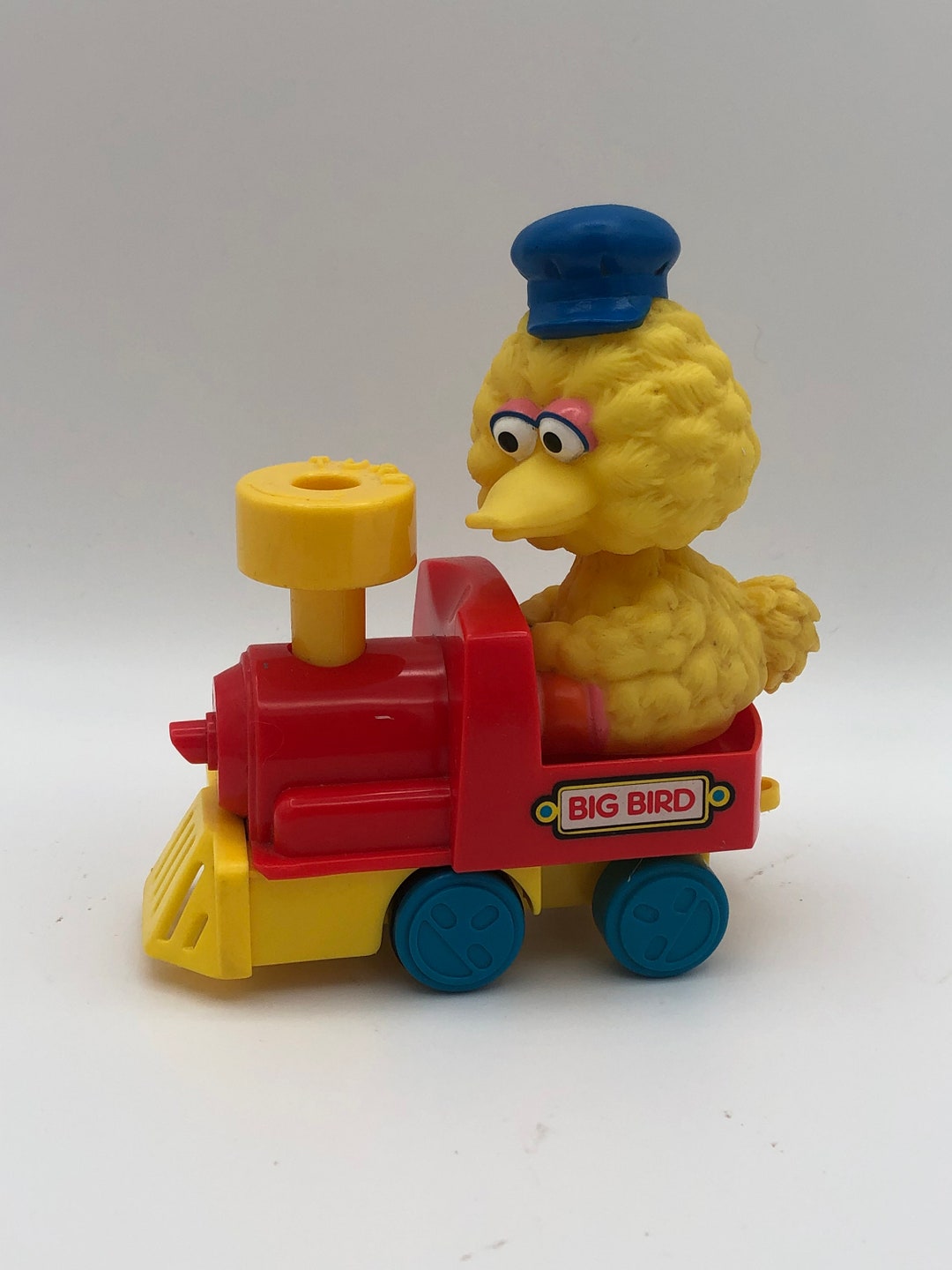 Vintage Cute Big Bird Wind up Train Engine - 1980's Tyco, Sesame Street ...