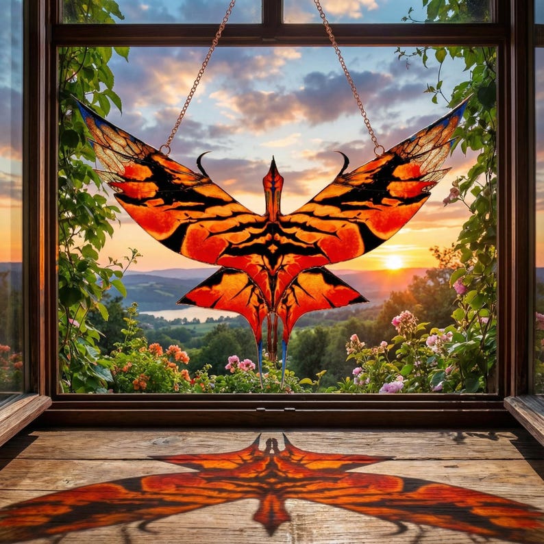 A/vat/a/r Inspired Toruk Suncatcher, Mountain Banshee Suncatcher ...