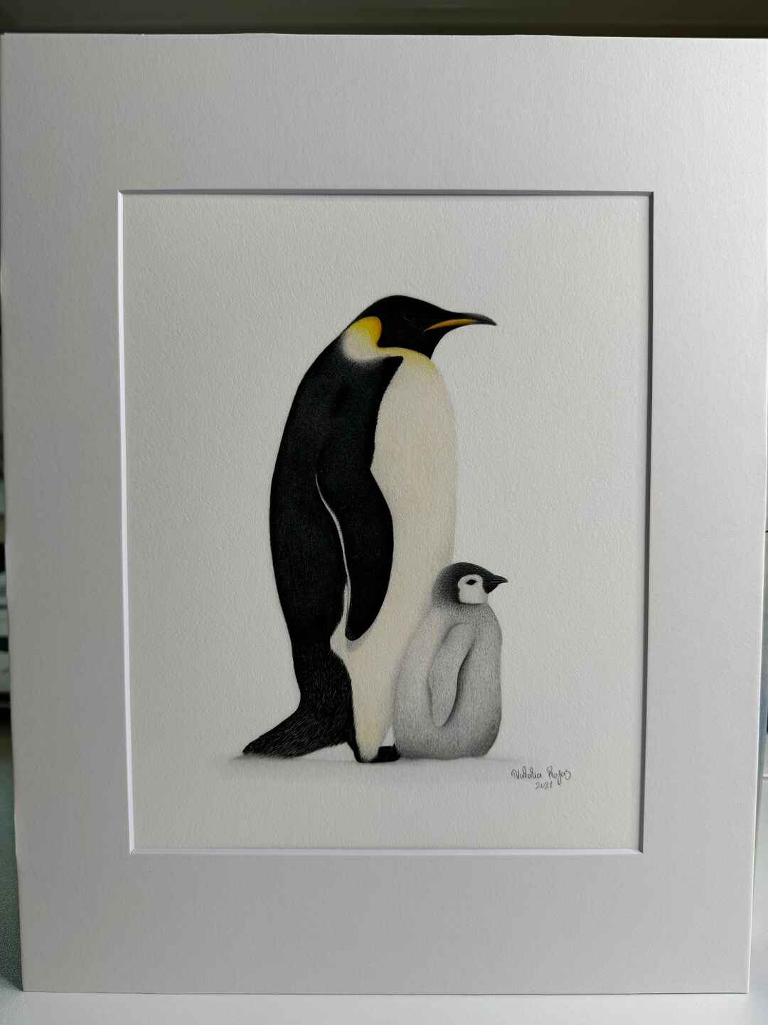 Emperor Penguin Print From Wingspan 8x10 In. - Etsy