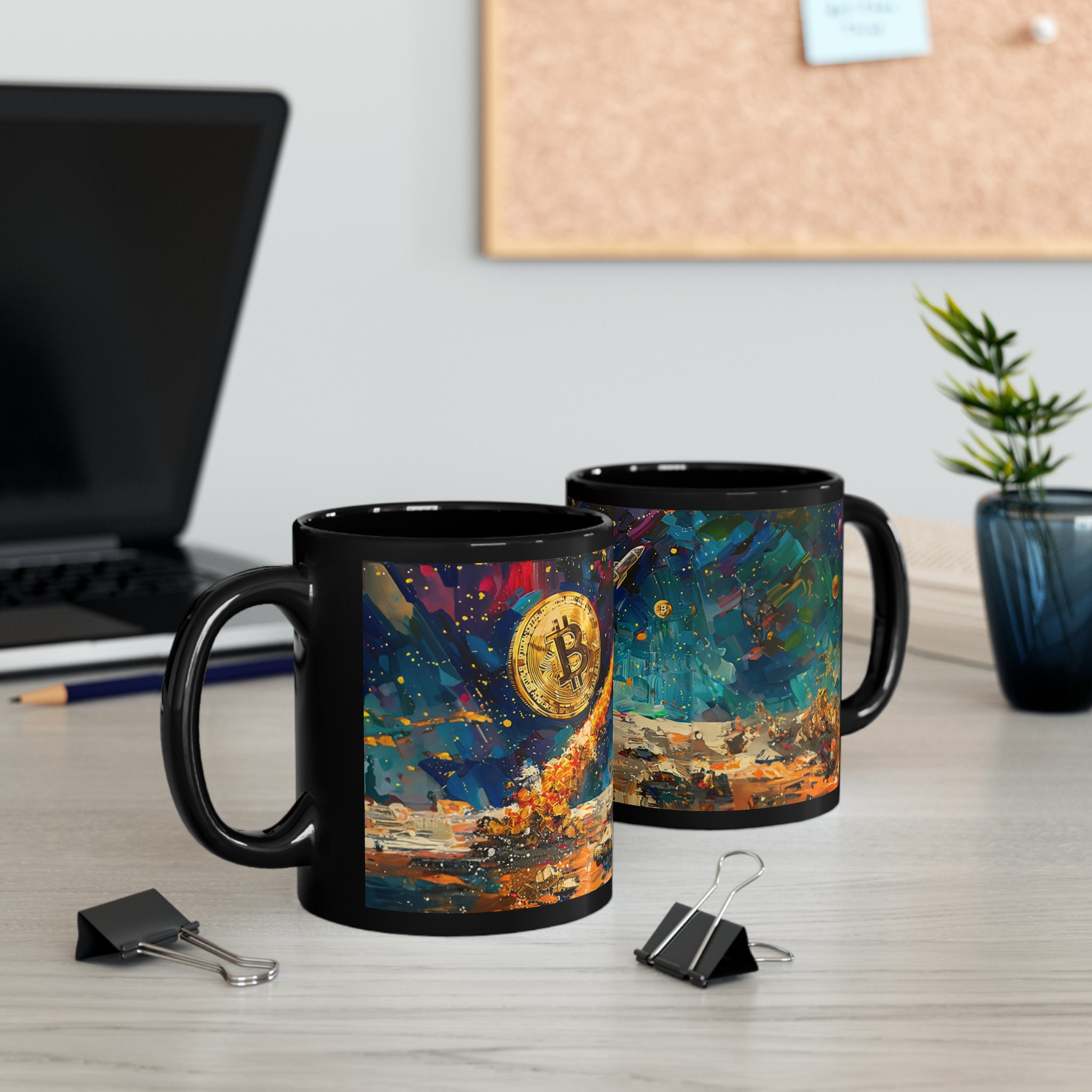 Bitcoin Ultimate Takeoff Crypto Mug Buy Unique Gift Coffee Funny MEME ...