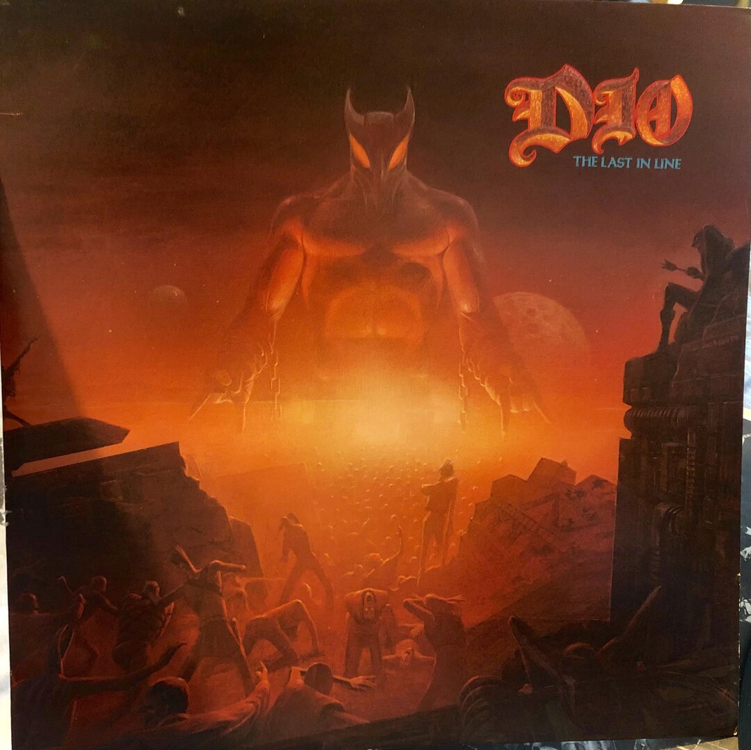 Vintage 1984 Dio the Last in Line LP Vinyl Album 1st Press Original ...