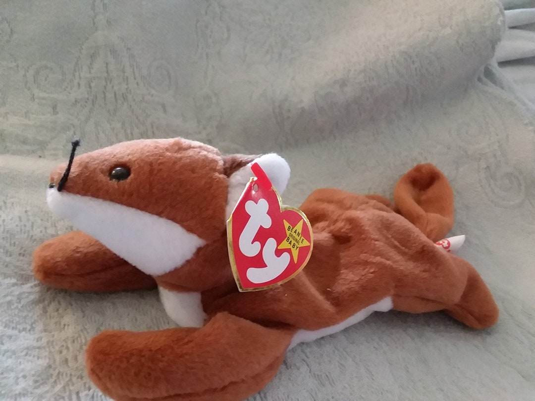Ultra Rare TY Sly Squirrel Beanie Baby - Etsy