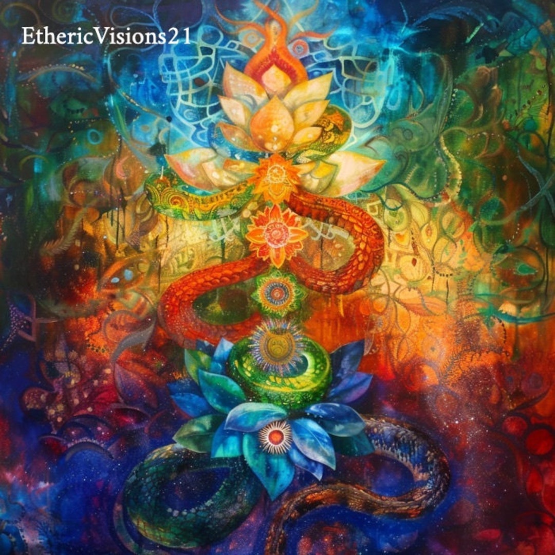 Chakra Abstract Digital Art - Etsy