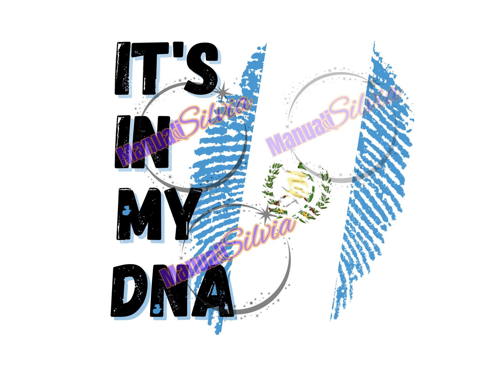 Guatemala Digital Files, DNA Guatemala Flag Fingerprint, 20oz Tumbler ...