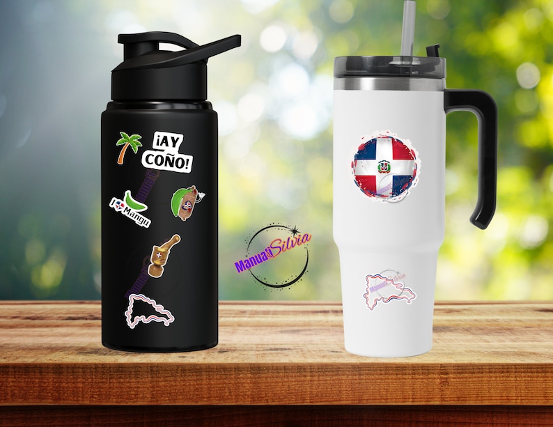 Dominican Republic Stickers: PNG Digital Files for Laptops - Etsy