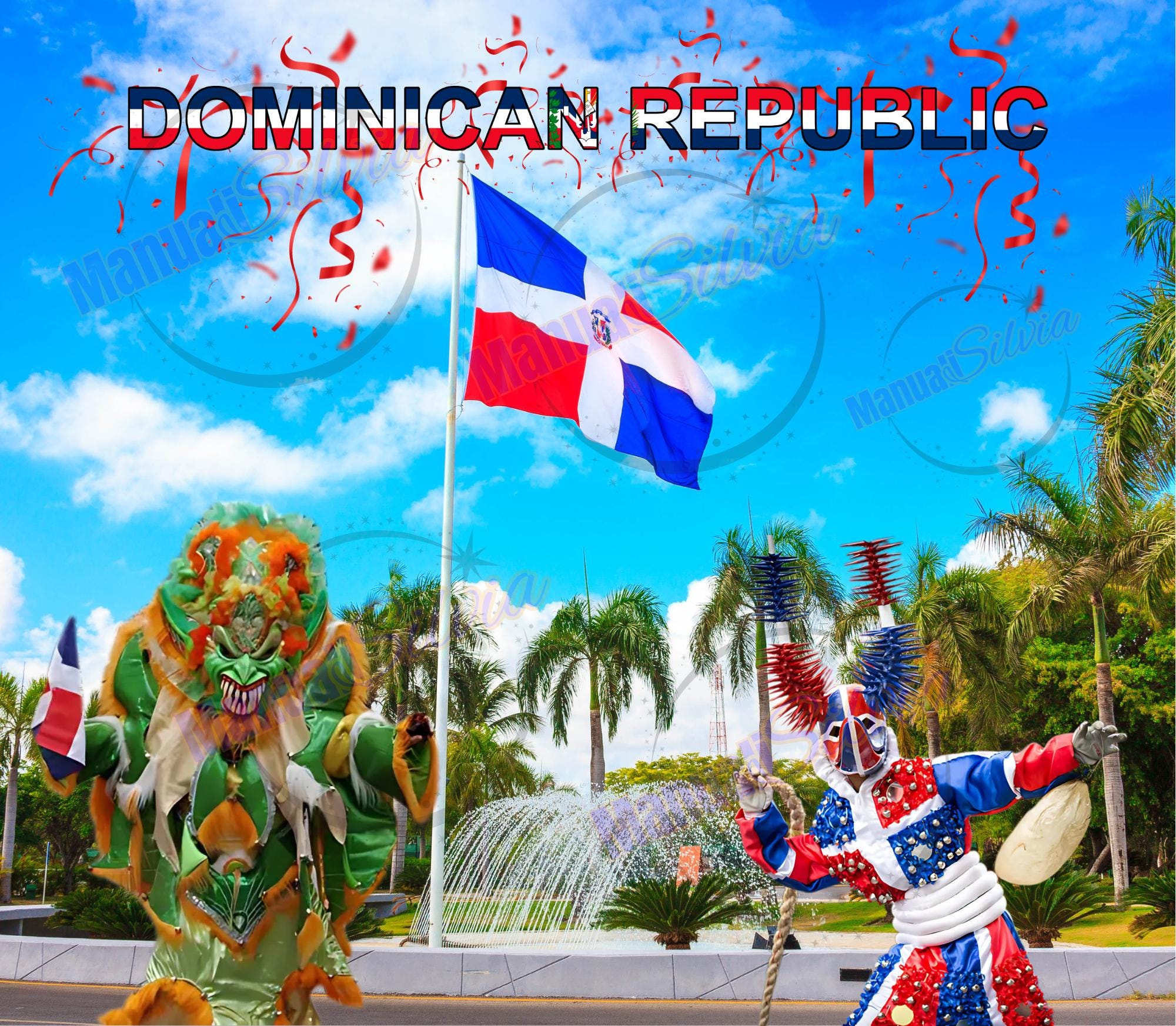Dominican Republic Carnival PNG: Sublimation Design (digital Files) - Etsy