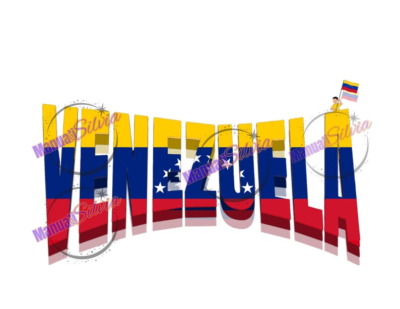 Venezuela Flag PNG: Sublimation Design for Shirts, Mugs (digital ...