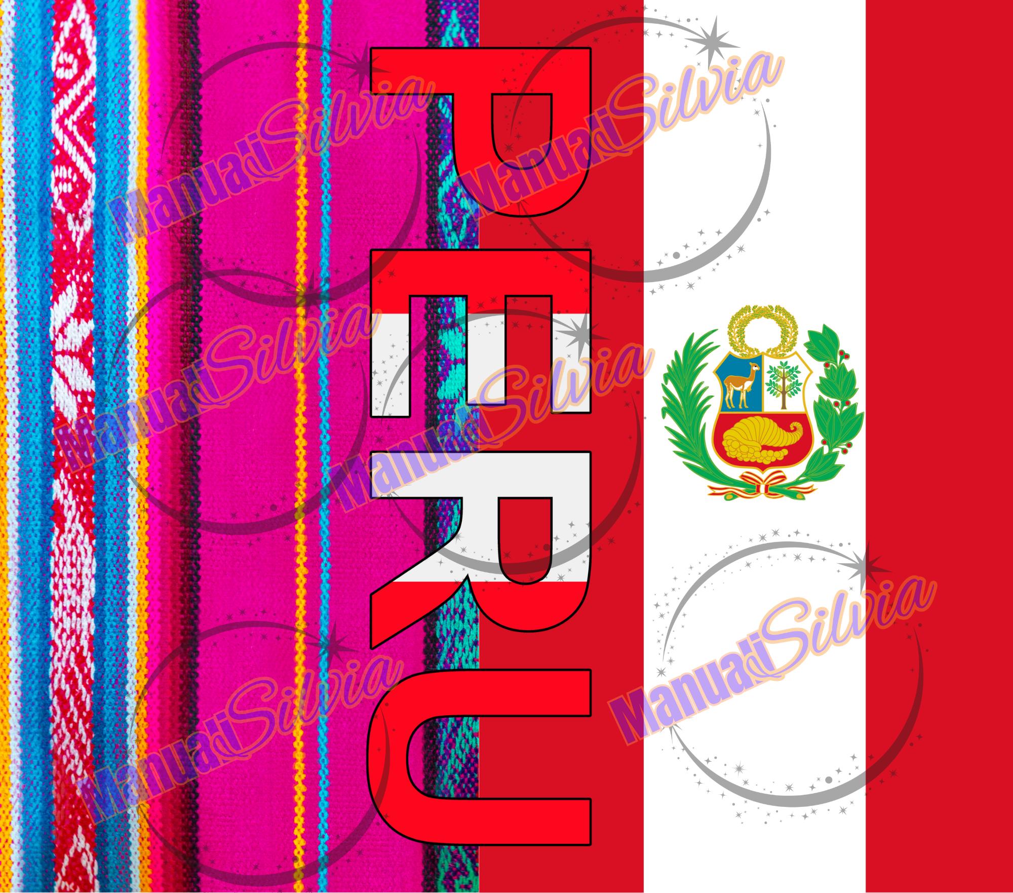 Peru Flag Design: Peruvian Coat of Arms (digital Files) - Etsy