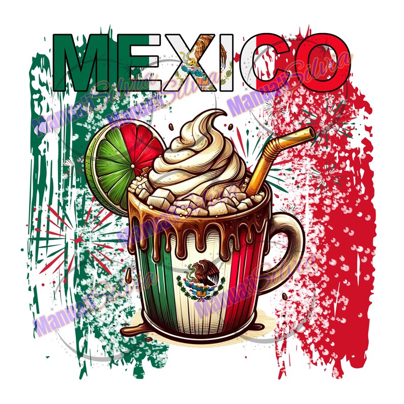 Mexico Flag PNG: Cup & Shirt Sublimation Designs (digital Download) - Etsy
