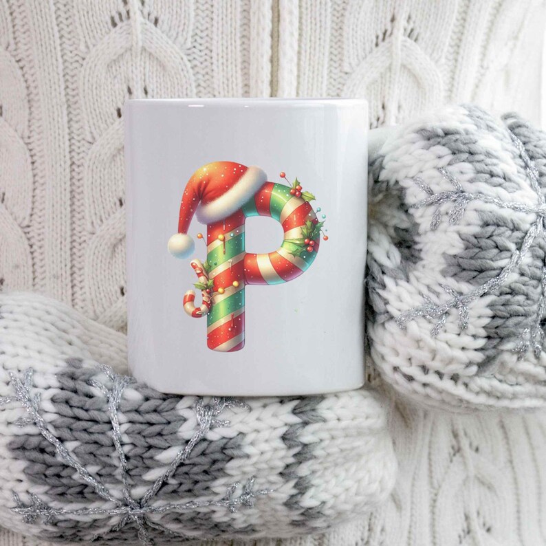 Christmas Alphabet Letters Png Bundle, Digital Alphabet Letters Design ...