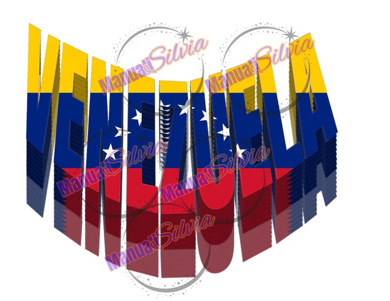 Venezuela Flag PNG: Sublimation Design for Shirts, Mugs (digital ...