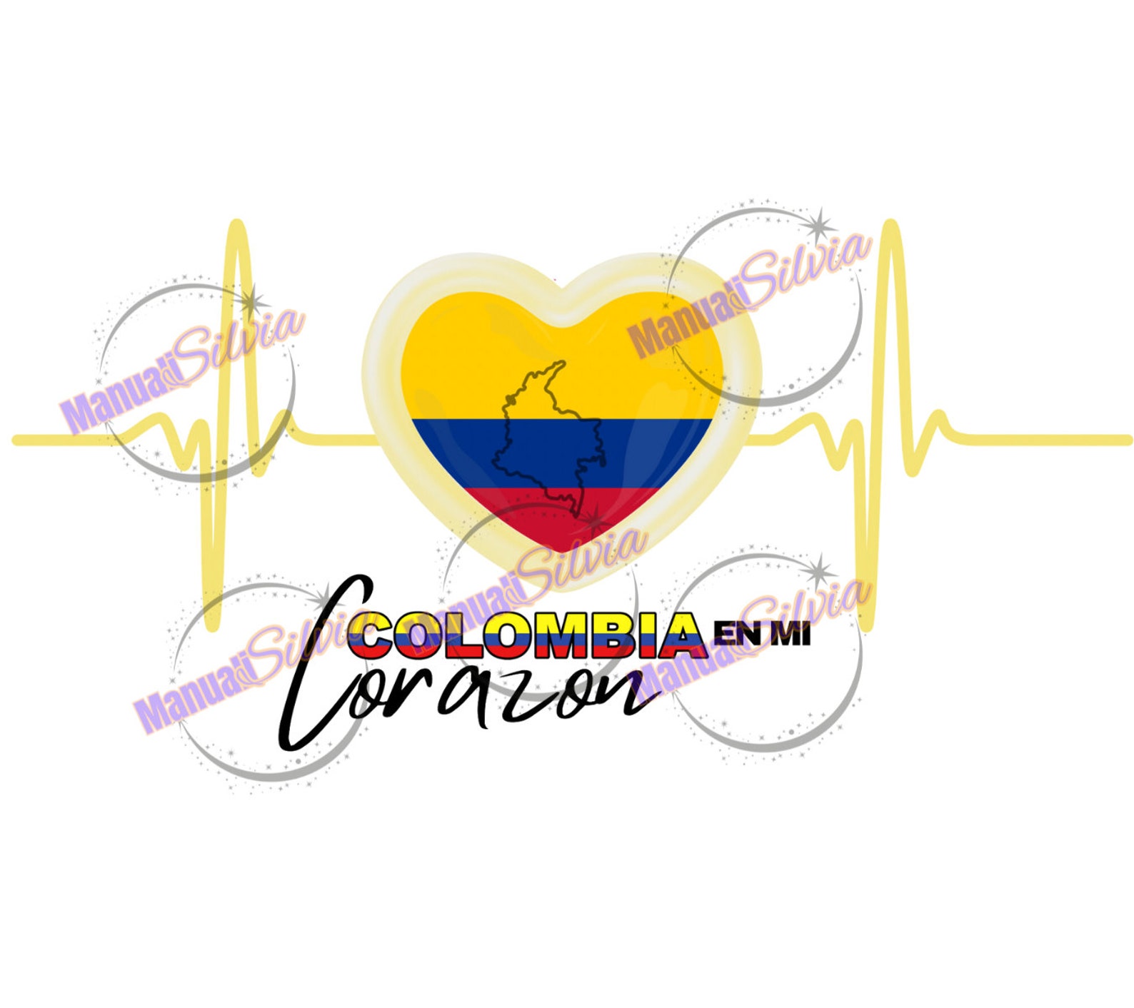 Colombia Mugs Digital Files, Sublimation Design, Colombia Png, Bandera ...
