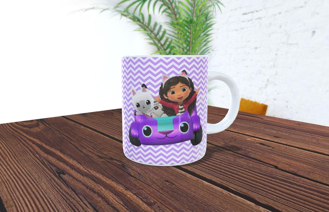 Pack Gabby mok wrap, 11oz mok sjabloon, Gabby poppenhuis mok sublimatie ...