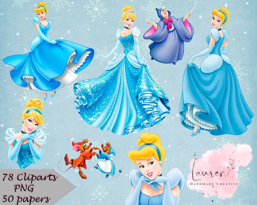 Cinderella Clipart, Princess Clipart, Cinderella PNG, Princess ...