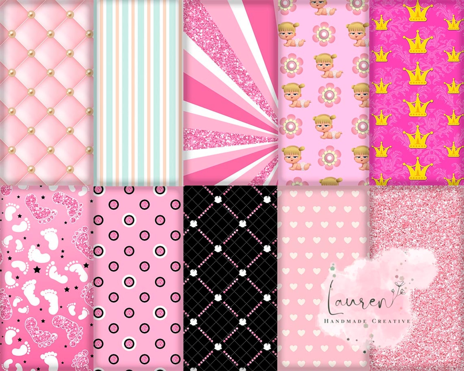 Boss Baby Girl Clipart, Boss Baby Girl Digtal Paper, Boss Baby Girl ...