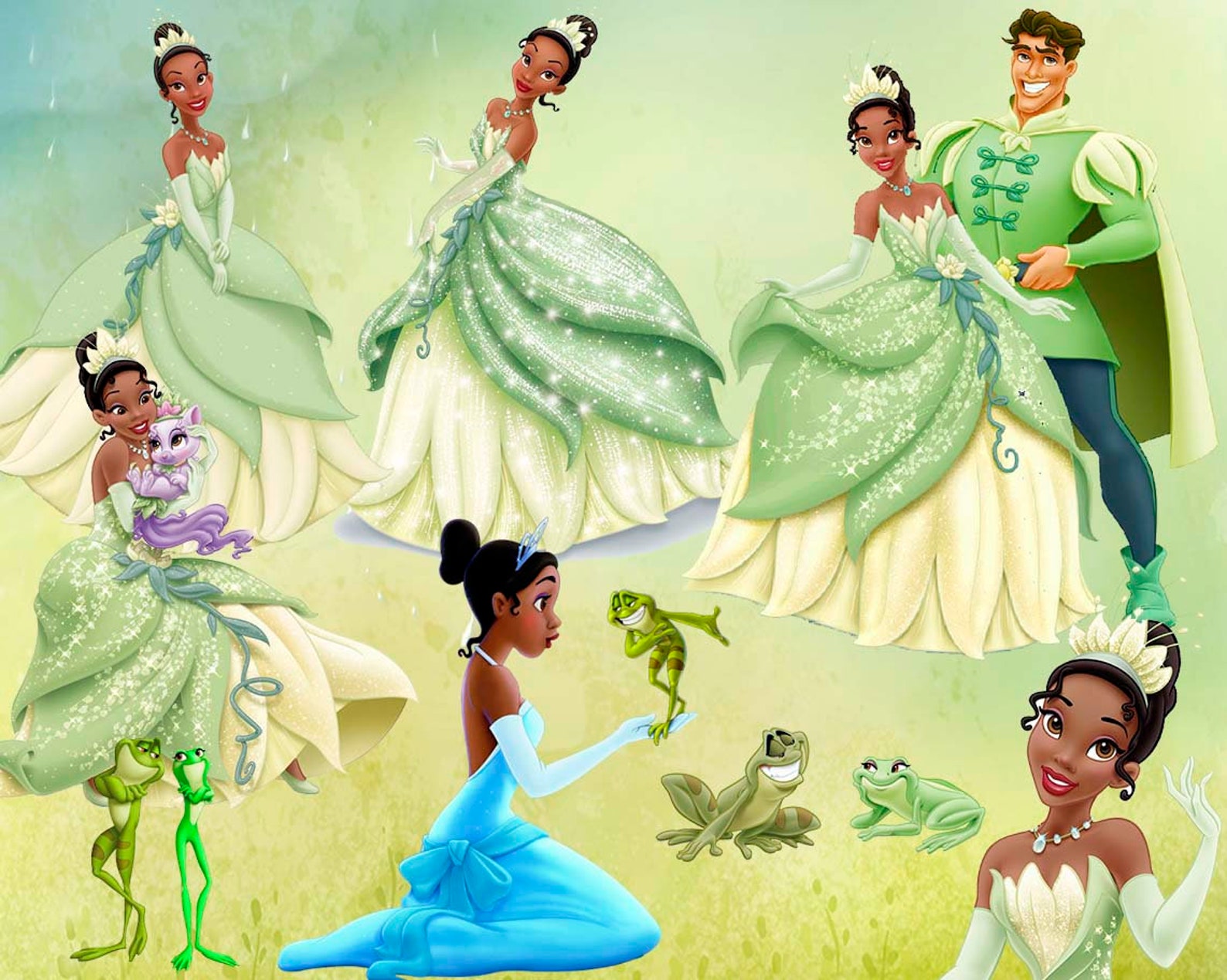 Tiana Clipart, Princess Clipart, Princess Tiana Clipart, Princess Tiana ...
