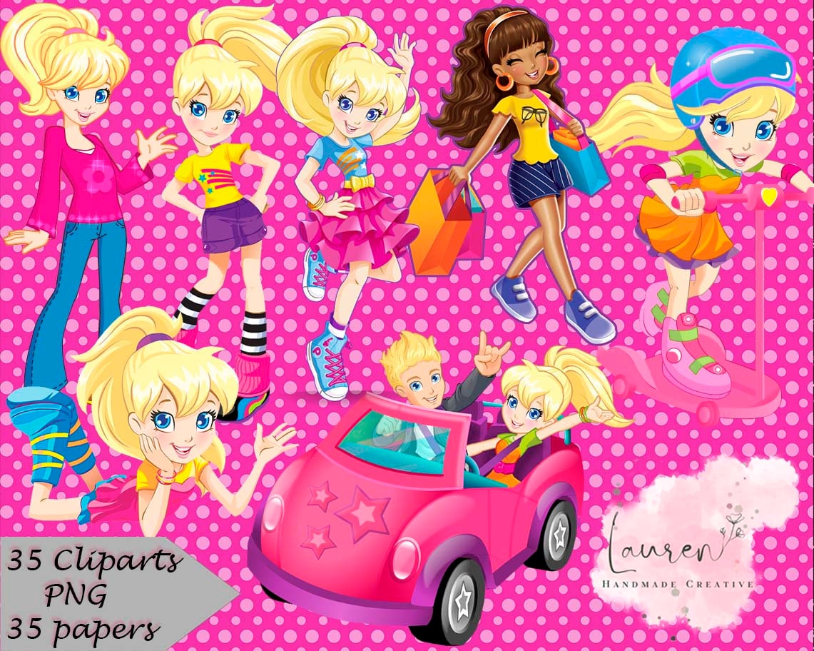Polly Clipart, Polly Digtal Paper, Polly Birthday, Polly Scrapbook ...