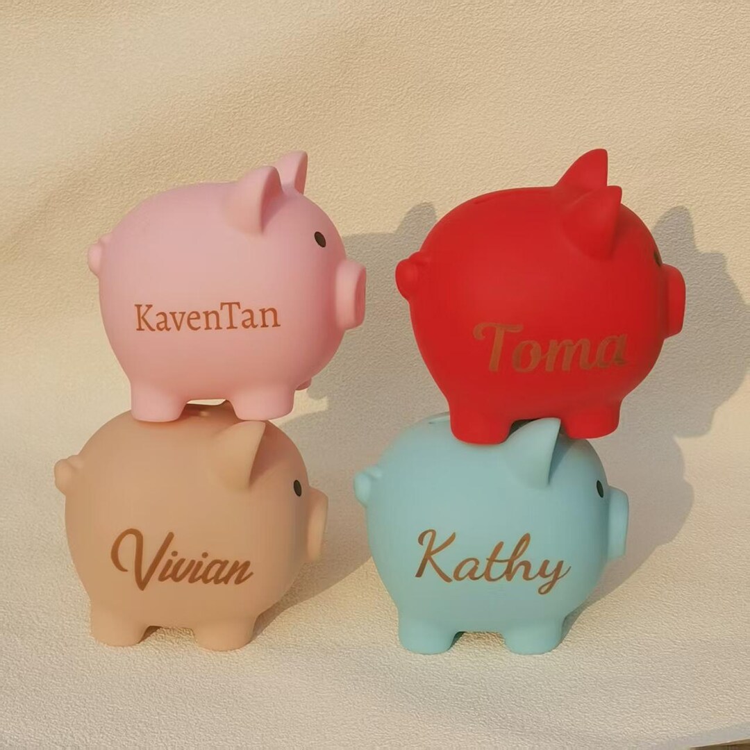 Personalized Pig Piggy Bank,custom Coin Bank,kids Piggy Bank,boys Girls ...