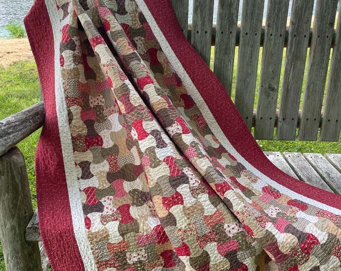 Apple Core Throw Quilt - Etsy
