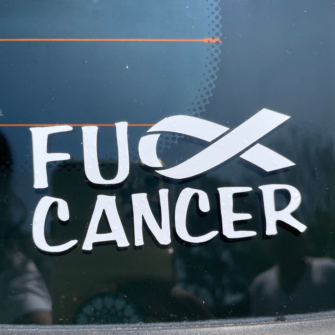 F Cancer Car Decal, Fuk Cancer Decal, Laptop Decal, Cancer Survivor ...