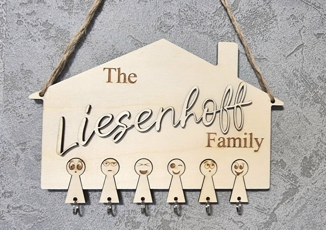 Funny Key Rack Files ai, Dxf, Pdf, Svg, Lightburn - Etsy