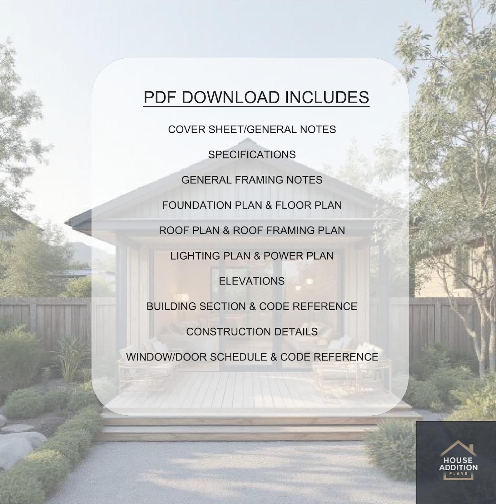 ADU Blueprint: 525 Sq Ft DIY House Plan (PDF Digital Download) - Etsy