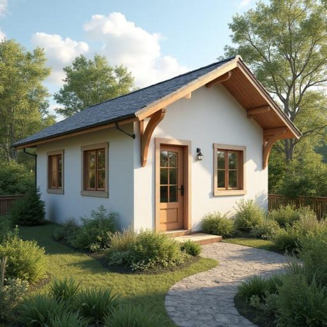 18ft X 17ft ADU Blueprint - 306 Square Feet - DIY House Plan PDF ...