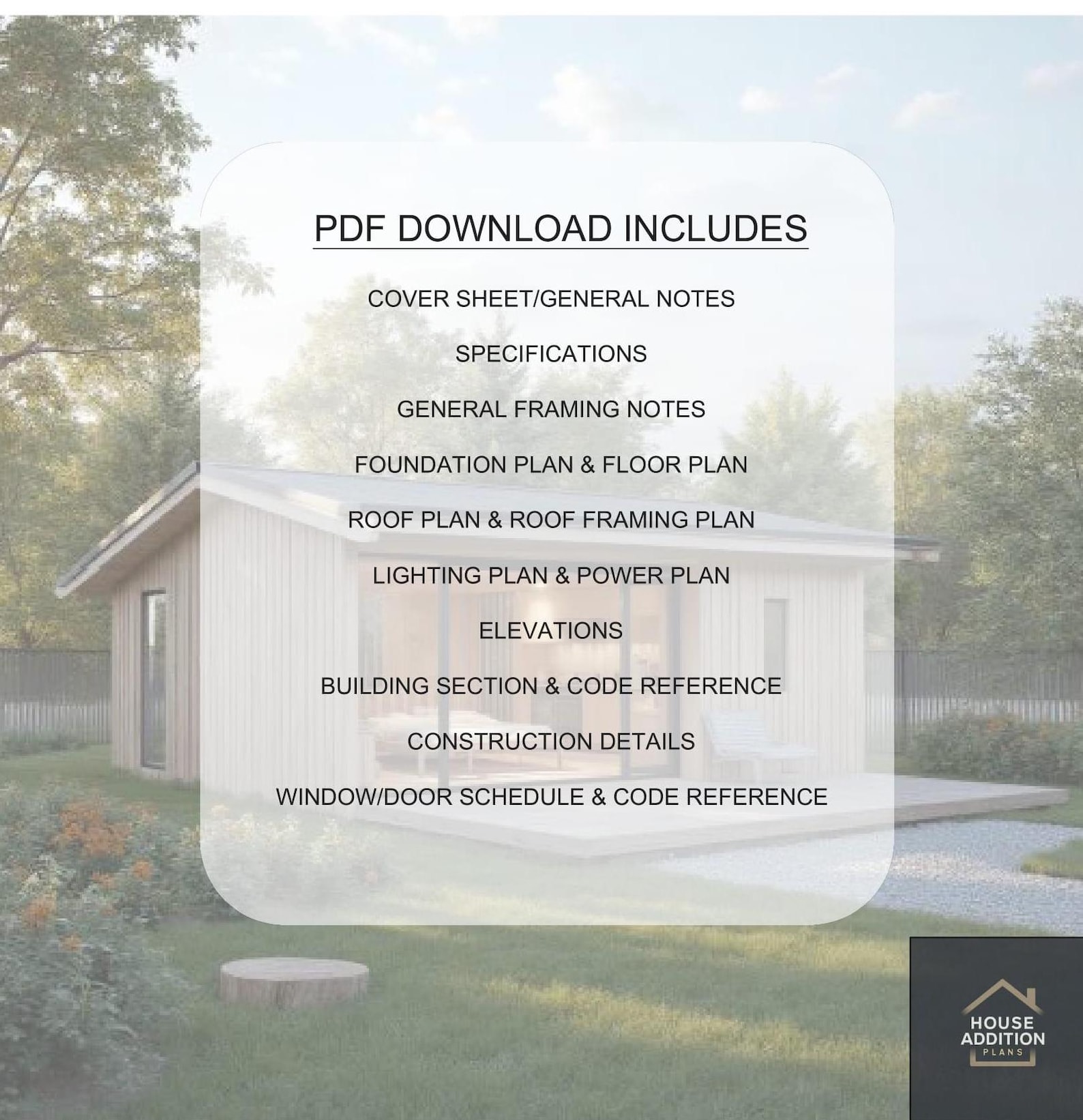 24ft X 20ft ADU Blueprint - Adjustable and Customizable - 480 Square ...