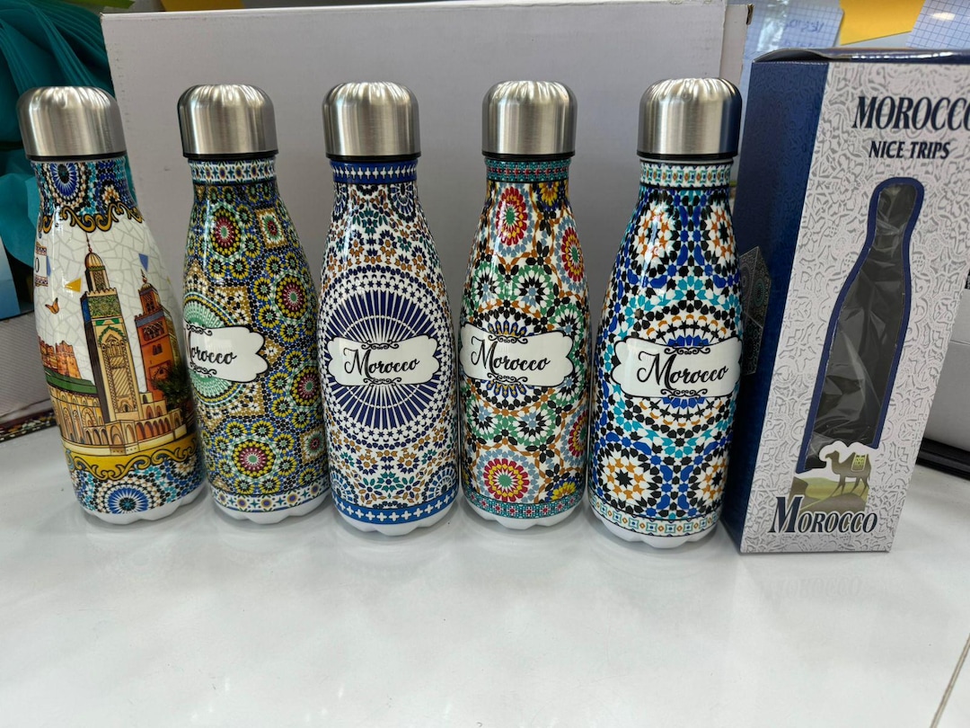 Handcrafted Moroccan Water Bottles. Beautifully Designed for Everyday ...
