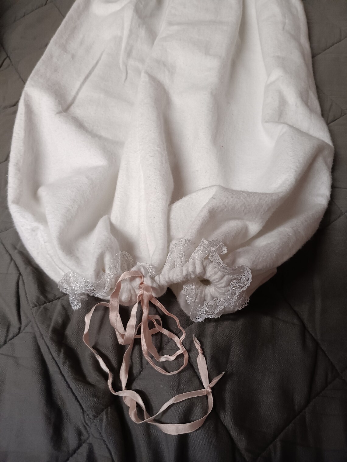 Traditional Baby Sleeping Gown, White With Pintucks. 3-6 Months ...