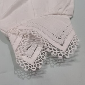 Pulled Thread, Also Called Drawn Thread, White Linen Dress. All Pulled ...
