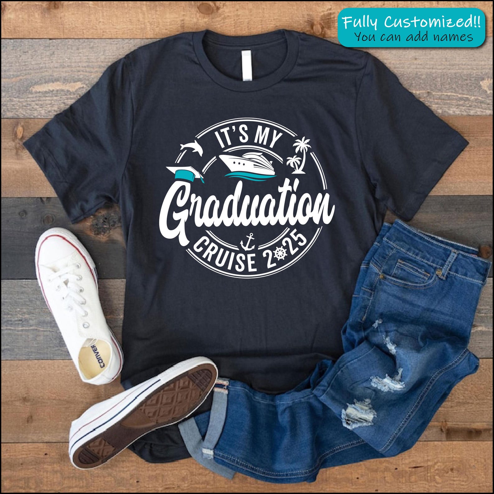 Personalized Graduation Cruise 2025 Shirts, Graduation Cruise Shirt ...