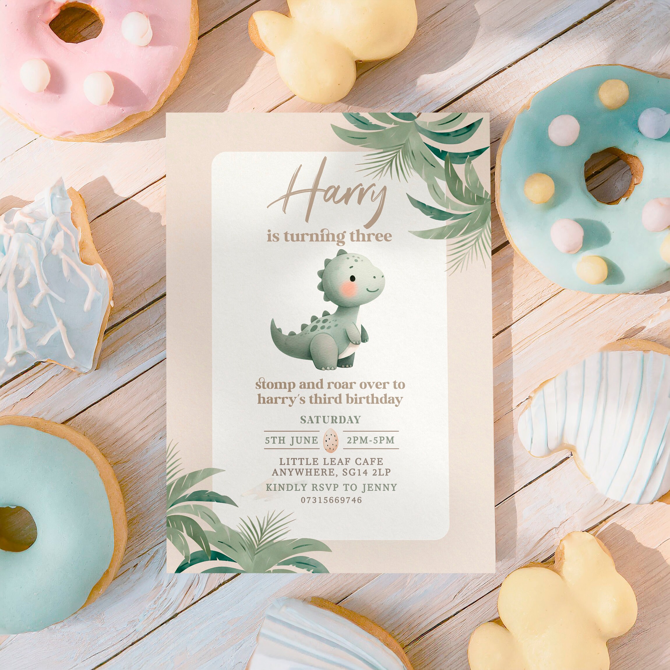 Editable Dinosaur Birthday Invitation, Dinosaur Invite, Dino Invite for ...