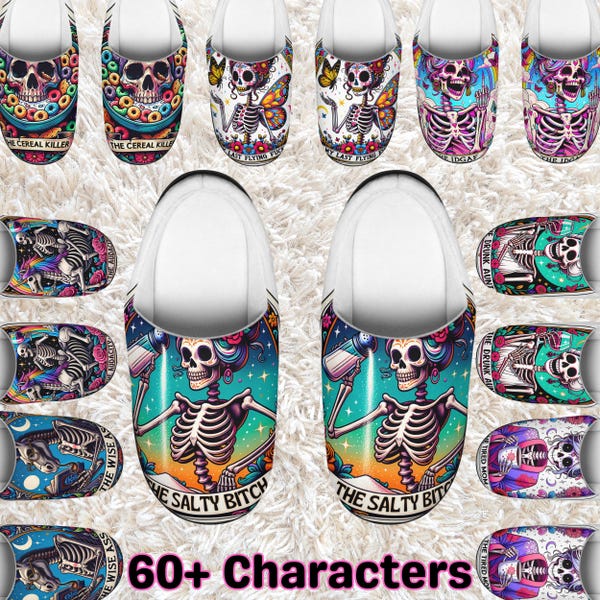 Character Slippers - Etsy