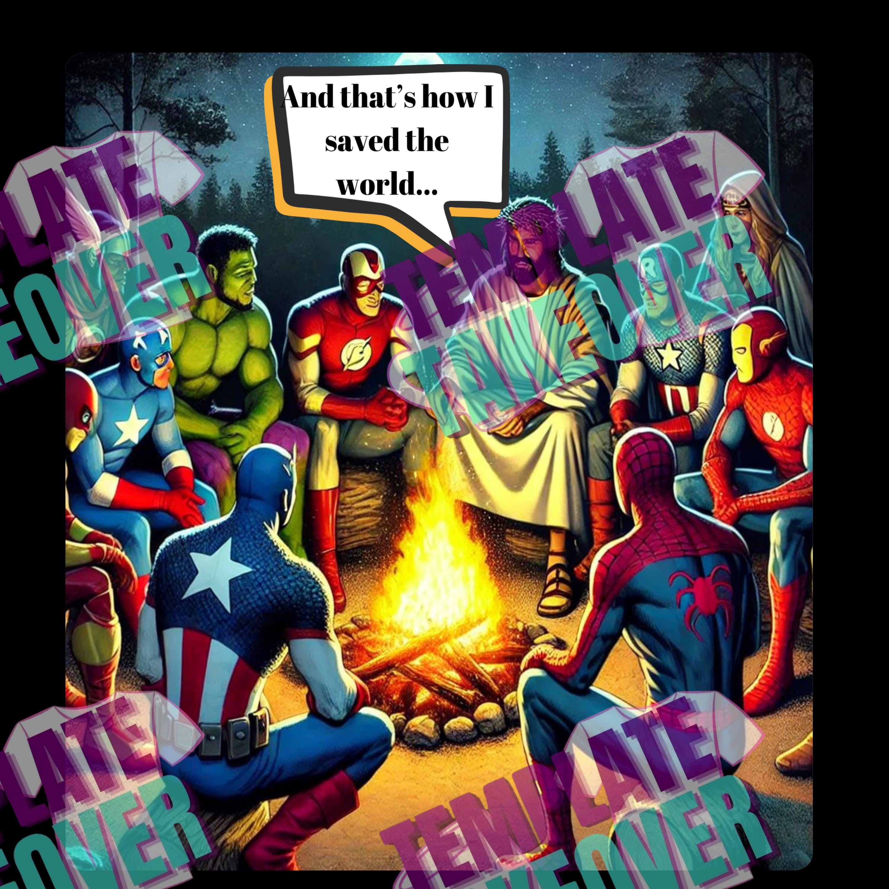 And That's How I Saved the World | Funny Christian PNG | Faith PNG ...