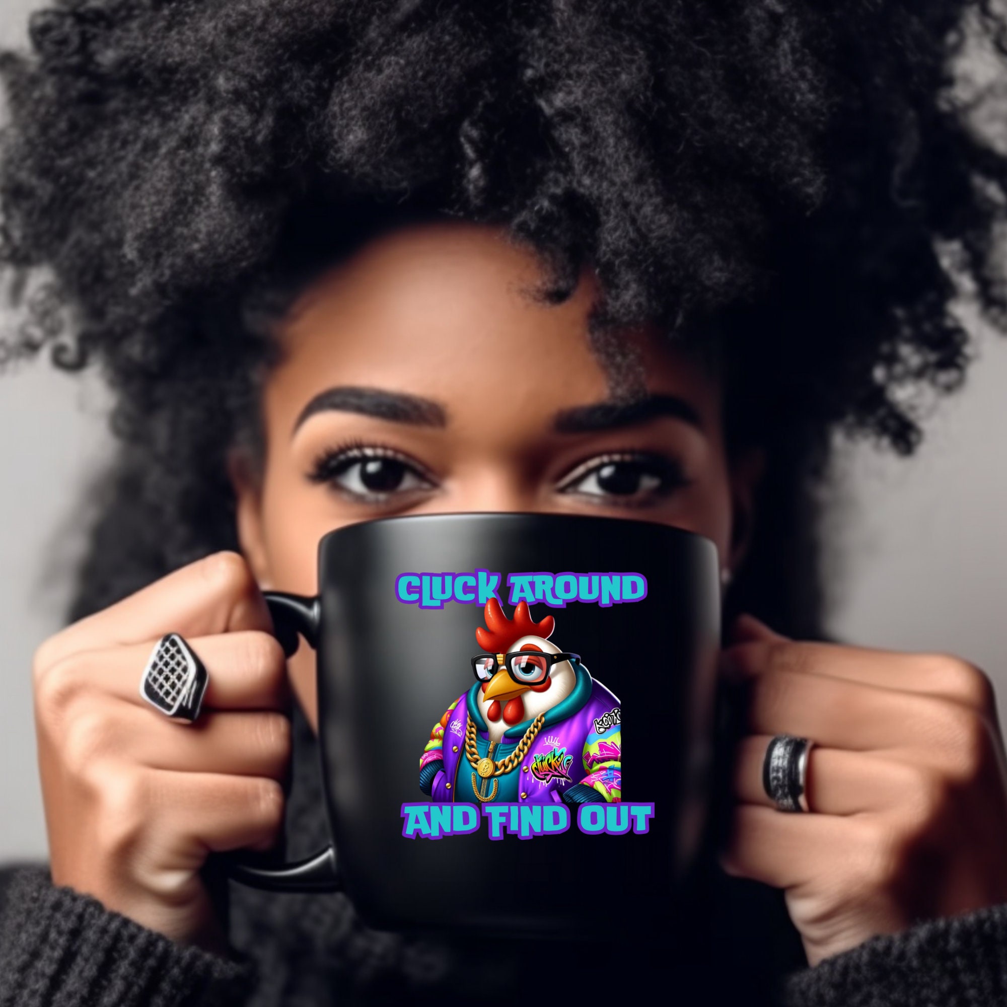 Hip Hop Chicken cluck Around and Find Out PNG Funky Digital Download ...