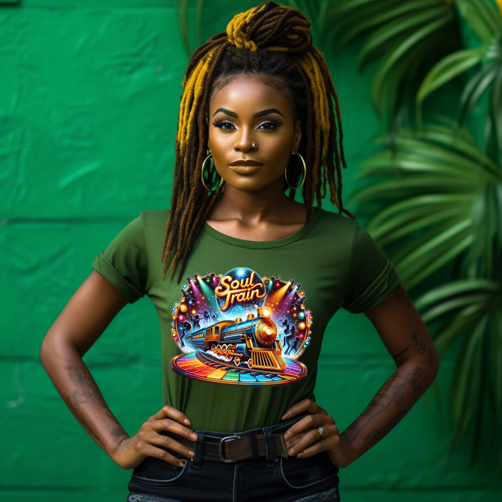 Soul Train PNG Design - Vibrant Retro Art for Crafters, T-shirt Makers ...